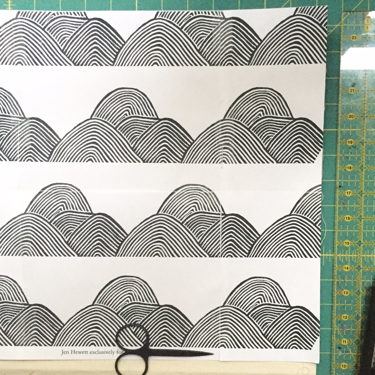 From Block Print to Screenprint - Jen Hewett