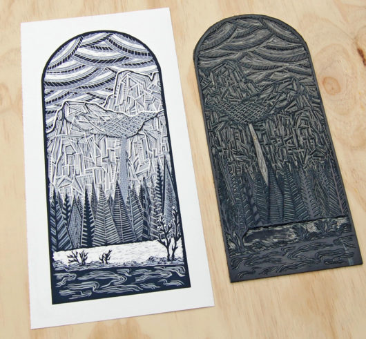 52 Weeks of Printmakers: Rich Fowler of Boarding All Rows - Jen Hewett